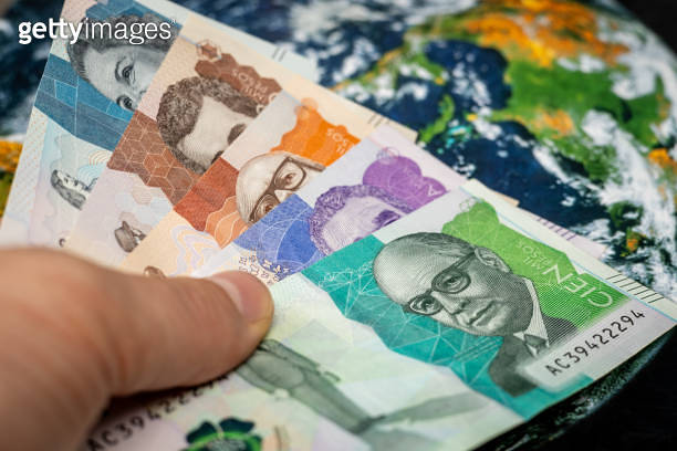 Colombia money, Colombian pesos, exchange rates, national economy ...