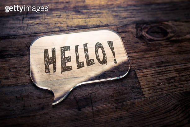 Hello! 이미지 (1569506679) - 게티이미지뱅크