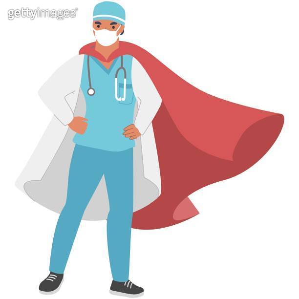Doctor super hero vector isolated on white background 이미지 (1479375008 ...