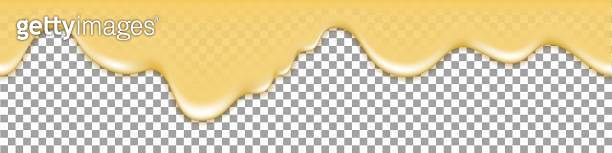 Cream cheese splash wave, liquid flowing drip spill, melted cheese ...