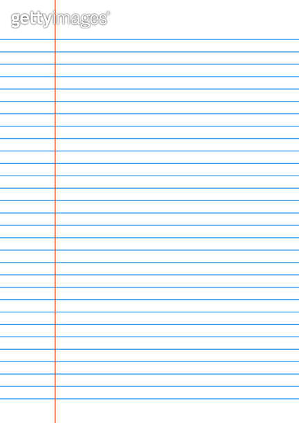 notebook wide ruled paper background for student. white note 이미지 ...