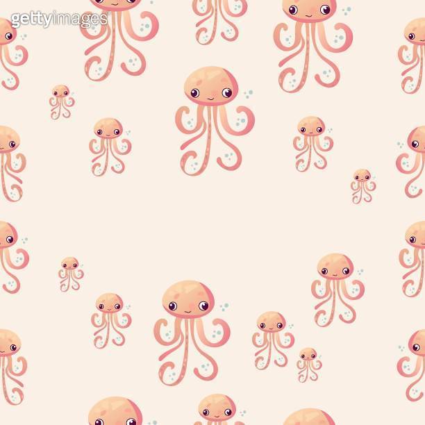 Pattern of cartoon monsters illustration sprite flat style. Happy and ...