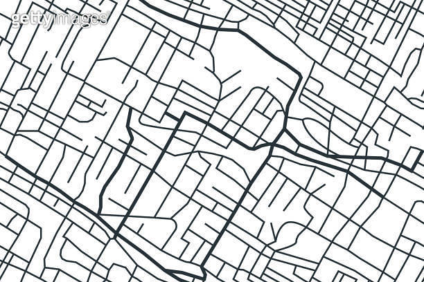 street map of city, seamless map pattern of road (1657448230) 일러스트, 무료 ...