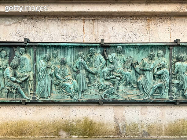 Partial View of the Equestrian Statue in Cologne, Germany 이미지 ...