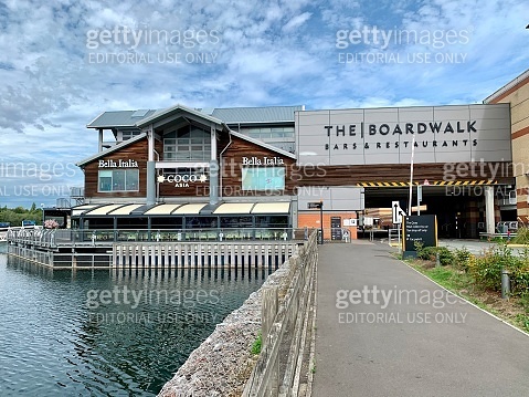 The Boardwalk food and drink area at Lakeside shopping centre in ...