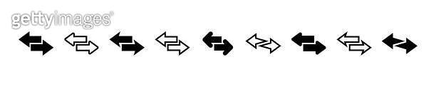 Set of transfer arrows vector icons. Swap, exchange, interchange symbol ...