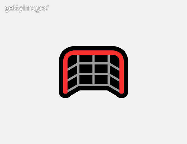 Goal Net. Football, Soccer, Gate vector icon. Stadium Gate isolated ...