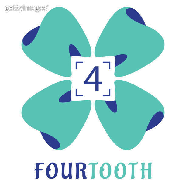 Tooth Flower circle pattern for Dental logo design. Dental care logo ...