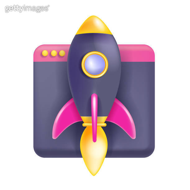 3D code icon, business python abstract api, vector technology computer design, programming frame ...