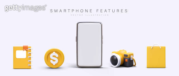 Applications in smartphone. Control over personal data, safe use 이미지 ...