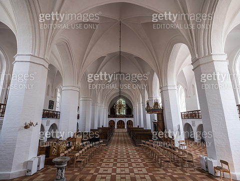 Main nave in Maribo Cathedral 이미지 (1493904858) - 게티이미지뱅크