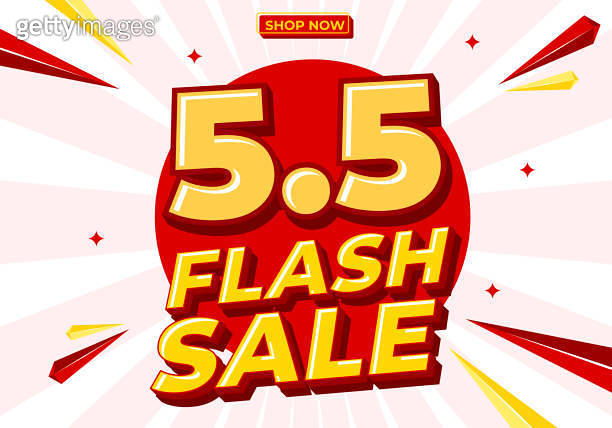 5.5 Shopping Day Banner Template design special offer discount ...