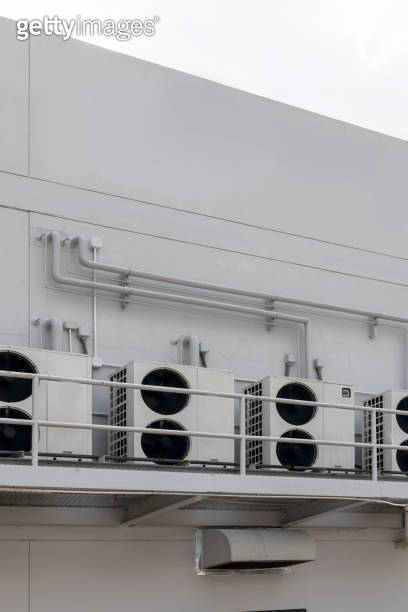 Picture of a steel frame to support the Condensing unit.,Air ...