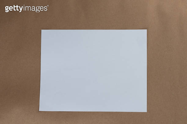 White paper rectangle sheet 이미지 (1578744456) - 게티이미지뱅크