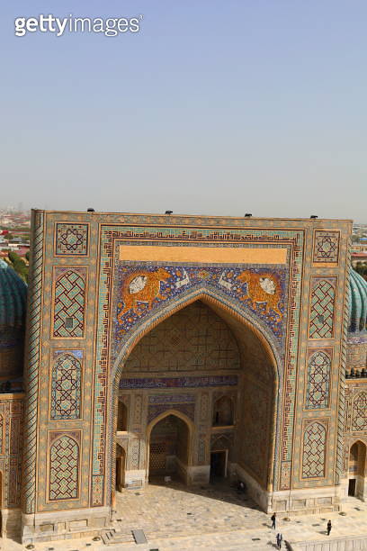 Registan - old public square on the silk road in the heart of the ...