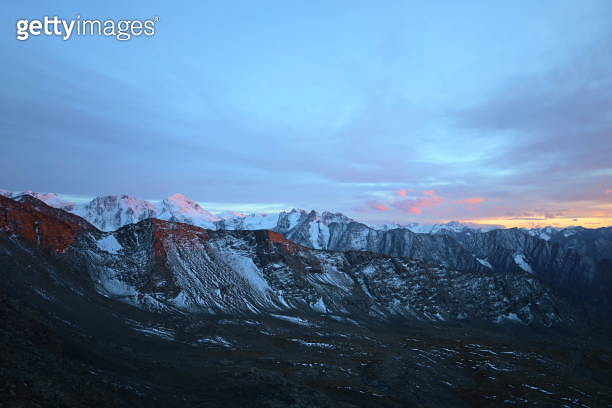 Last part of Ak-Suu Traverse trek crossing Archa-Tor mountain pass from ...