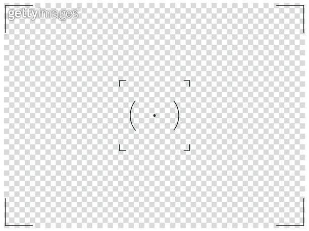 Camera frame viewfinder screen of photo, video recorder digital display ...