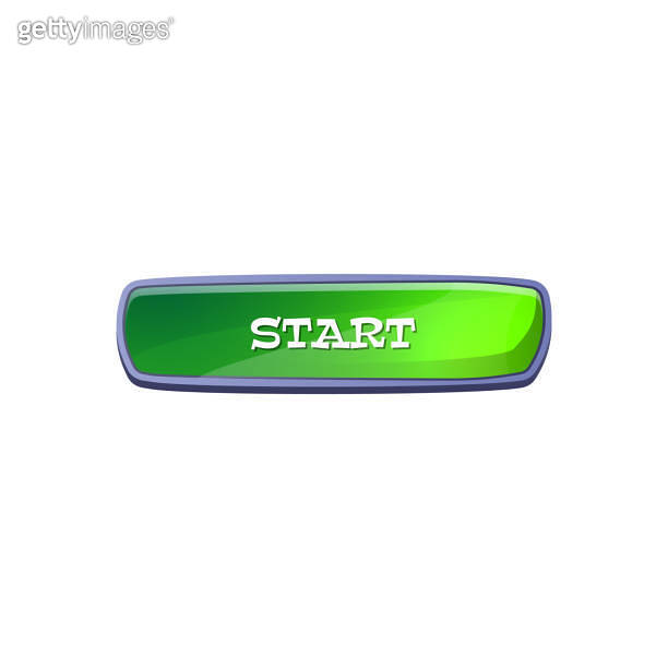 Start button game ui element. 이미지 (1761689933) - 게티이미지뱅크