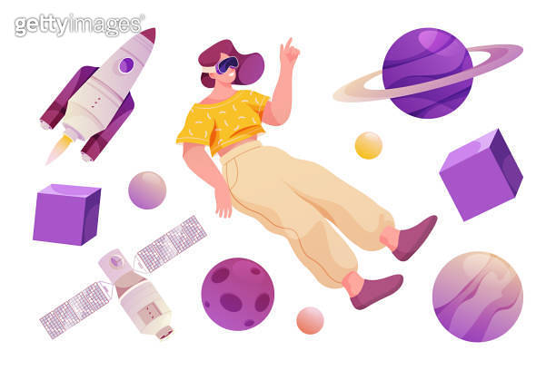 Metaverse virtual reality and interaction with objects in dimension ...