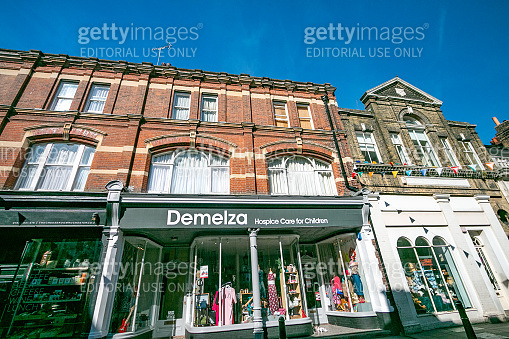 Demelza Charity Shop on Rochester High Street in Kent, England ...