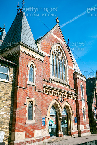 The Moat House (Baptist Church) on Crow Lane at Rochester in Kent ...