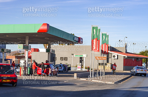 Puma Service Station in Windhoek at Khomas Region, Namibia 이미지 ...