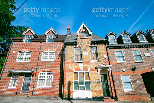 Grace Cottage (1895) on Crow Lane at Rochester in Kent, England 이미지 ...