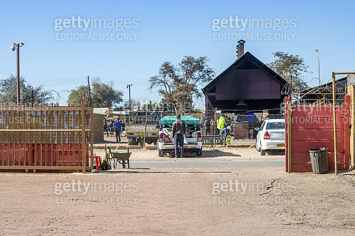 Street Market at Katutura Township near Windhoek at Khomas Region ...