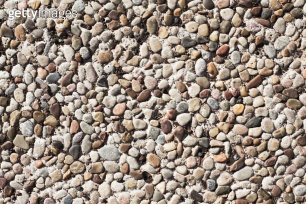 Gravel texture. Small rocks grain pattern for graphic design. Little ...