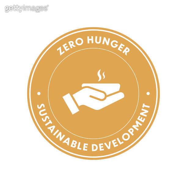 Circular and Vector Label for Zero Hunger - UN Sustainable Development ...