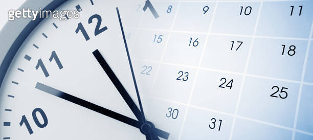Clock and calendar 이미지 (1487572300) - 게티이미지뱅크