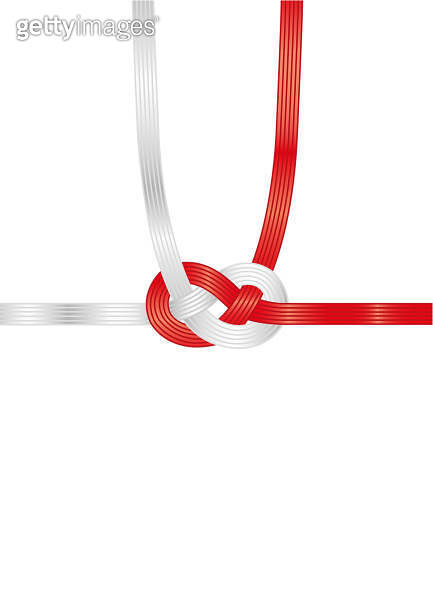 How to tie a traditional Japanese ribbon. 이미지 (1777302004) - 게티이미지뱅크