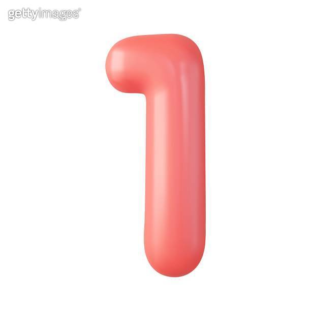 3d Number 1. One Number sign red color. (1475471158) 일러스트, 무료 일러스트, 아이콘 ...