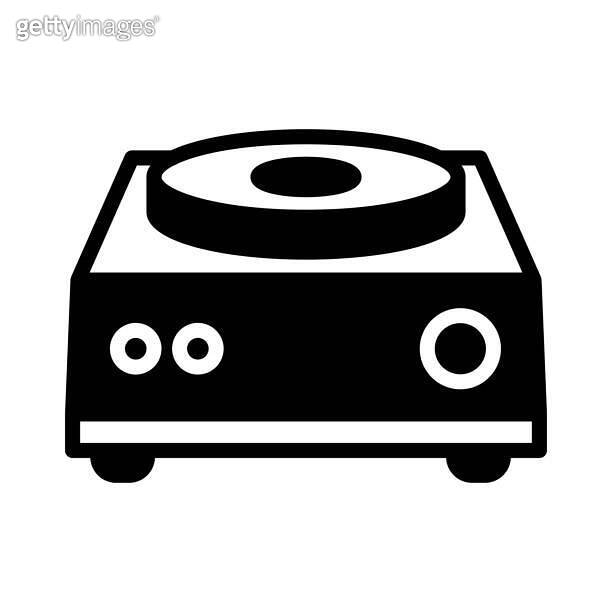 Hot Plate icon in vector. Logotype (1713195551) - 게티이미지뱅크