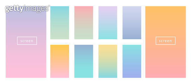 Pink gradients. Paster color gradient backgrounds. Caramel coulors ...
