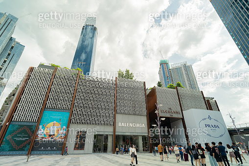 View of The Exchange TRX mall.It is a integrated development that ...