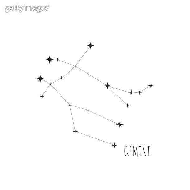 Simple constellation scheme Gemini 이미지 (1461682562) - 게티이미지뱅크