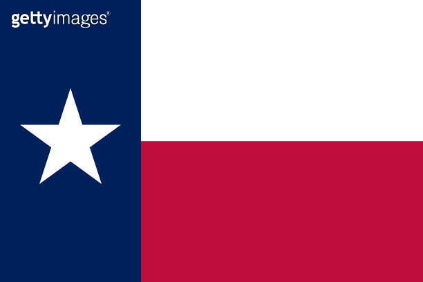 Texas flag. Flag of Texas. Official sizes and colors. Vector stock ...
