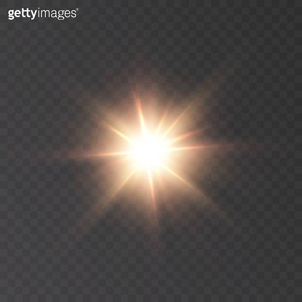 Transparent sunlight with special light effect glare spotlight. PNG ...