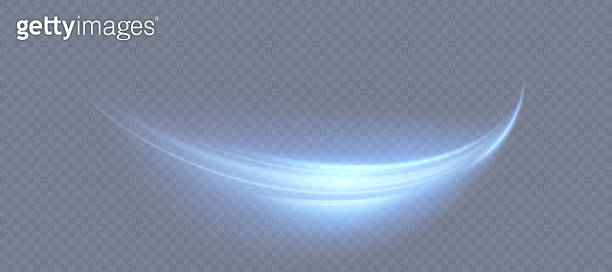 Vector illustration of dynamic light sources on a transparent ...