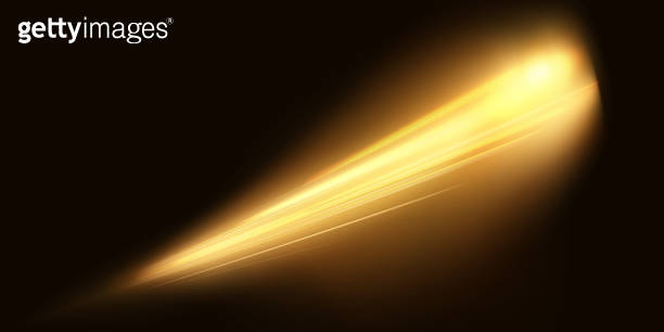 Vector illustration of dynamic light sources on a transparent ...