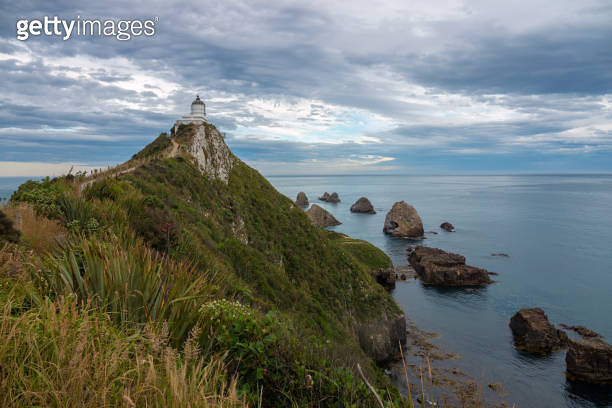 Nugget Point (Tokata). Iconic promontory on the Otago coast, the ...