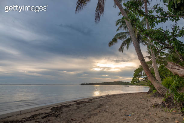 Stunning beaches along the coral coast between Sigatoka and Suva, Viti ...