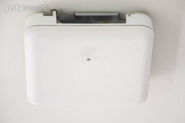 Wifi Access point. Wireless Router for network on Ceiling. World Wide ...