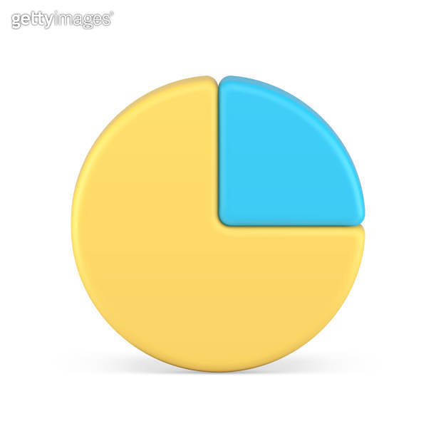 Chart pie circle diagram business statistic accounting analyzing 3d icon realistic vector 이미지 ...