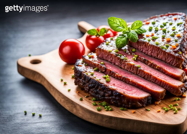 High-quality steak stock photo featuring a perfectly grilled steak with ...