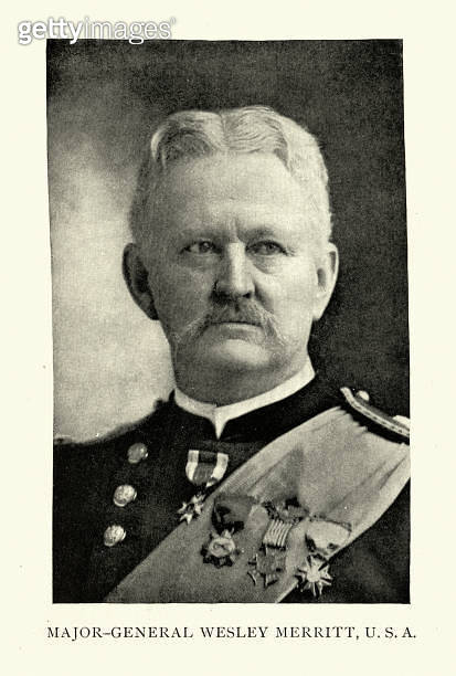 General Wesley Merritt an American major general who served in the ...