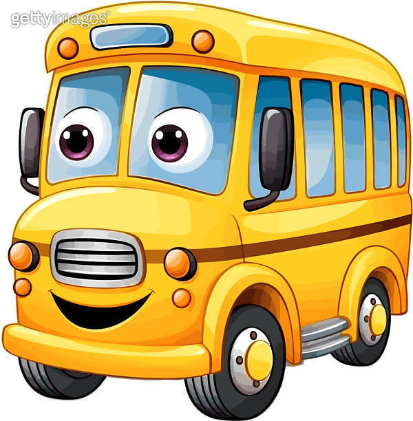 Fun School Bus Cartoon Clipart 이미지 (1522184393) - 게티이미지뱅크