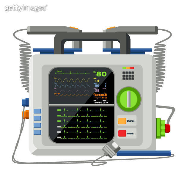medical equipment defibrillator modern design Complete vital signs ...