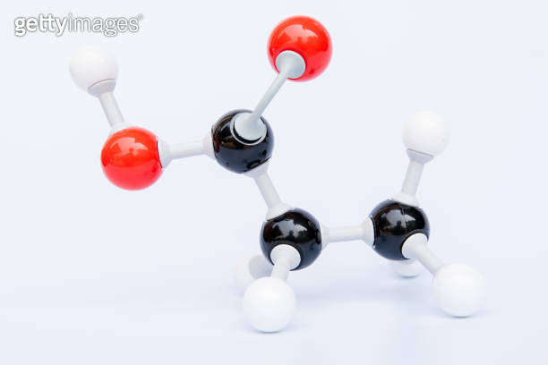 Propanoic acid molecular structure 이미지 (1484312312) - 게티이미지뱅크